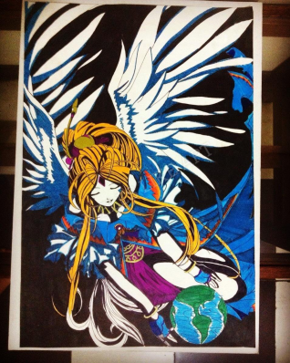 Ángel anime | Smells Like Art | Smells Like Art