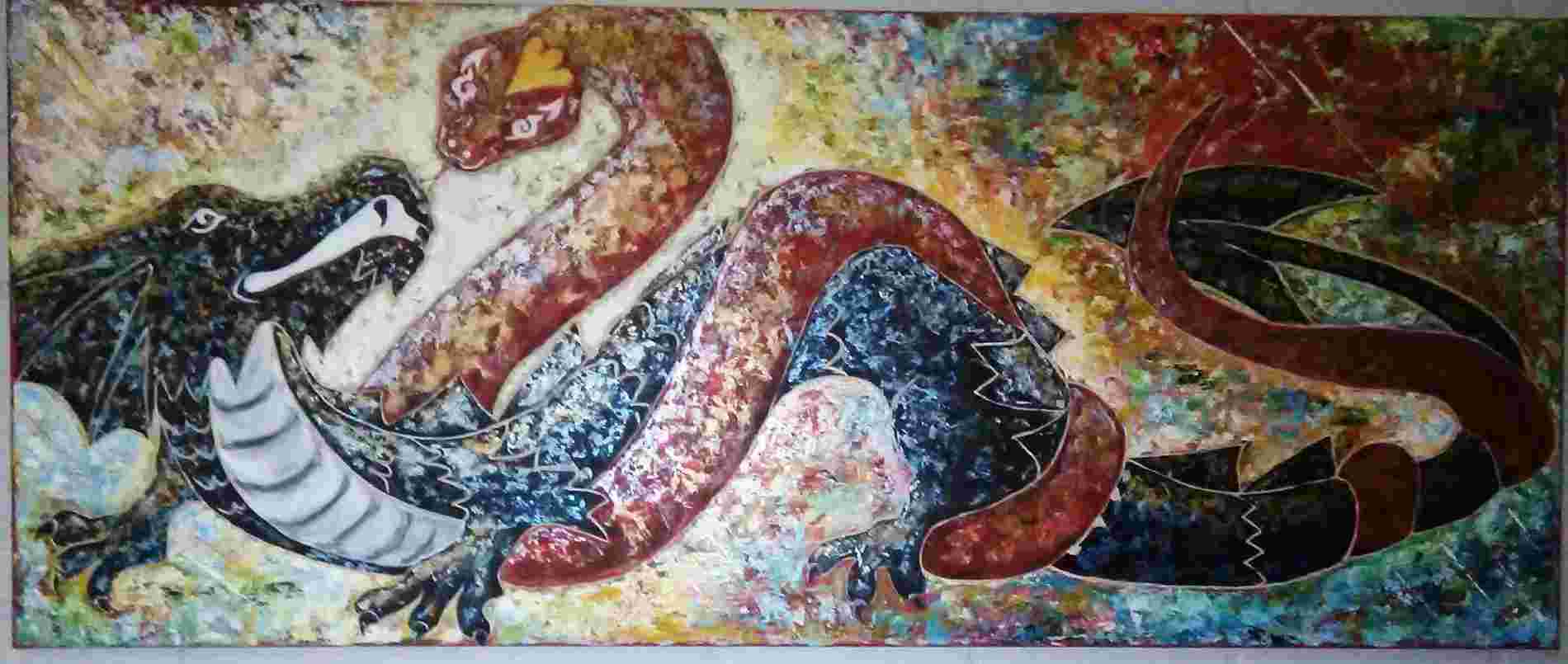 serpiente y Dragon | Smells Like Art | Smells Like Art